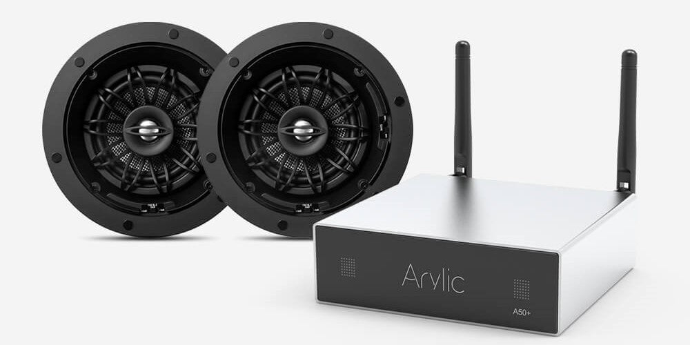 How do you connect ceiling speakers to a receiver?