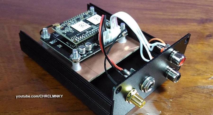 DIY Wifi Audio Receiver with Up2stream Wifi auido receiver Board in 10 ...