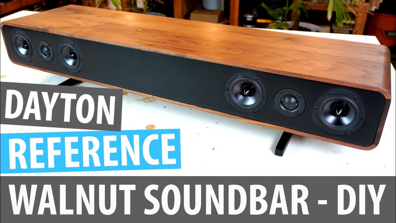 DIY Wireless Walnut Soundbar With Up2stream Amp V4 - Arylic