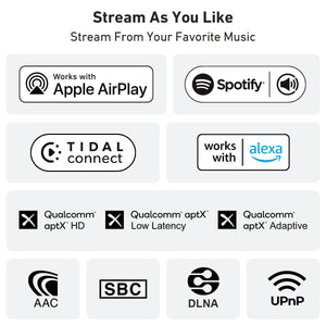 Arylic® H50 Wireless Amplifier With AirPlay 2 & Works with Alexa