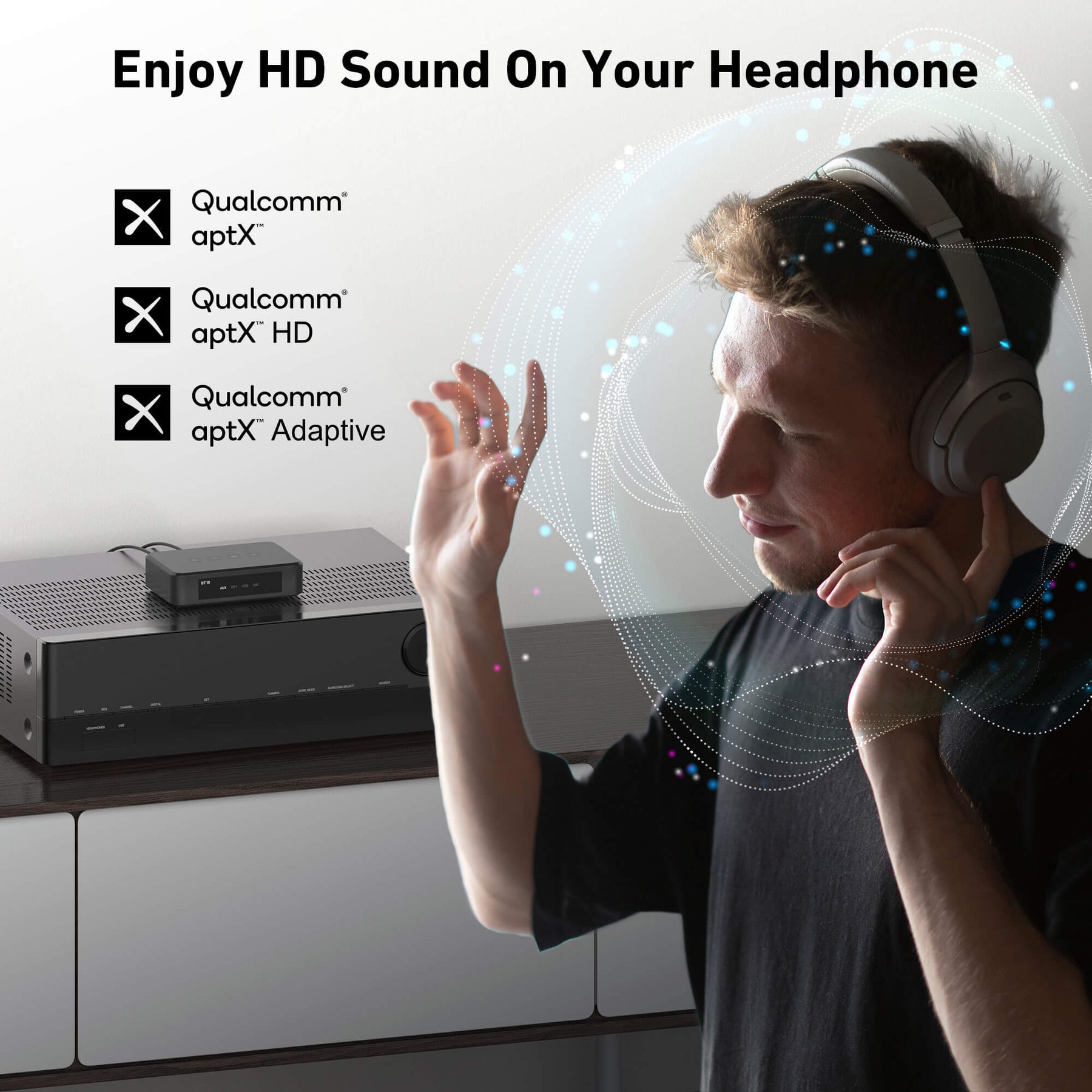 Arylic® BT10 Bluetooth Audio Transmitter with Optical In