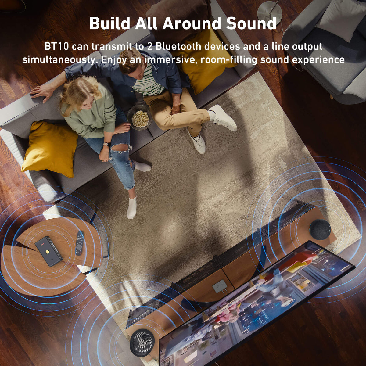 Arylic® BT10 Bluetooth Audio Transmitter with Optical In