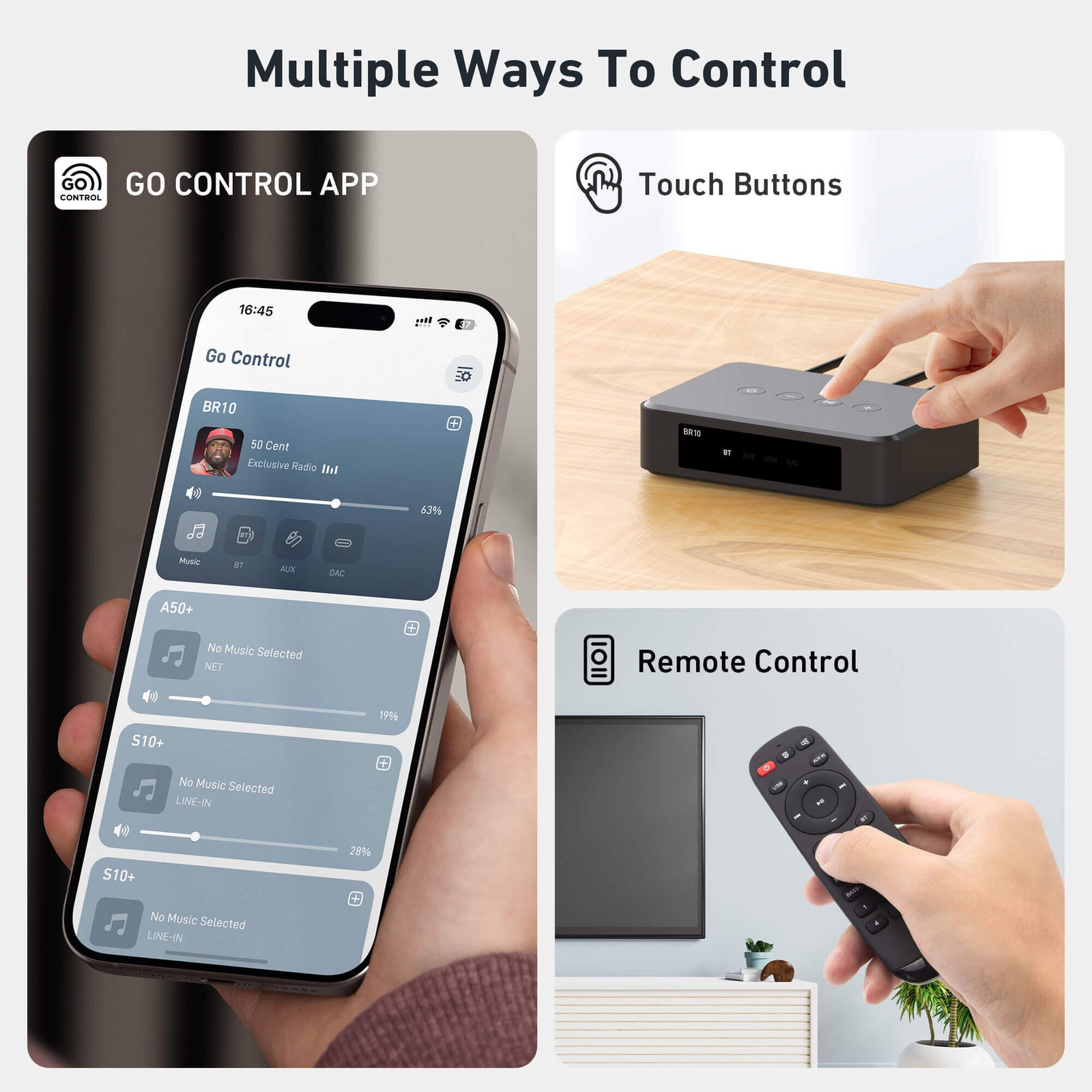 Arylic® BR10 Bluetooth Audio Receiver with aptX Adaptive and aptX HD