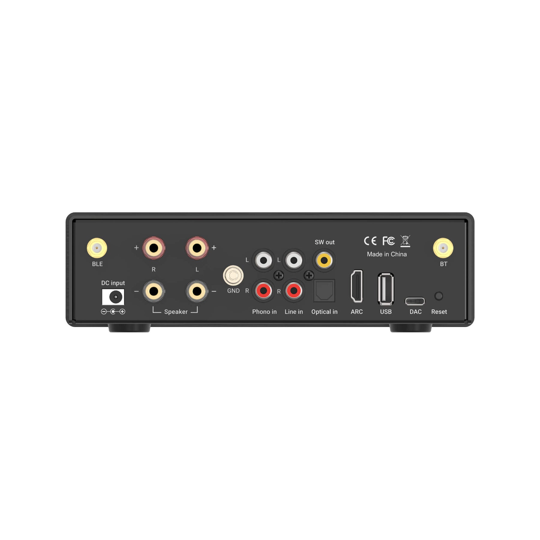 Arylic® B50 Bluetooth Stereo Amplifier With Audio Transmitter
