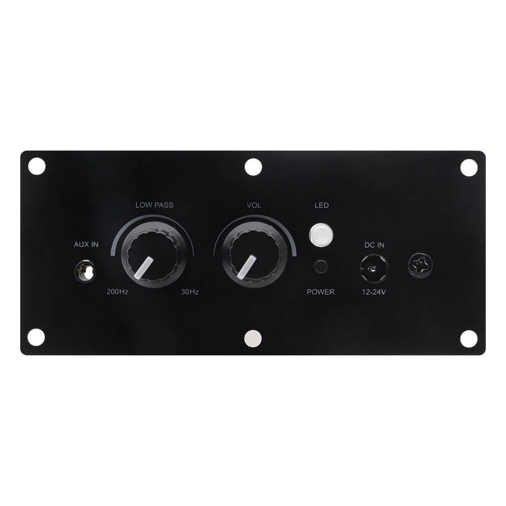 Front Panel of Up2stream Subwoofer Amplifier Board
