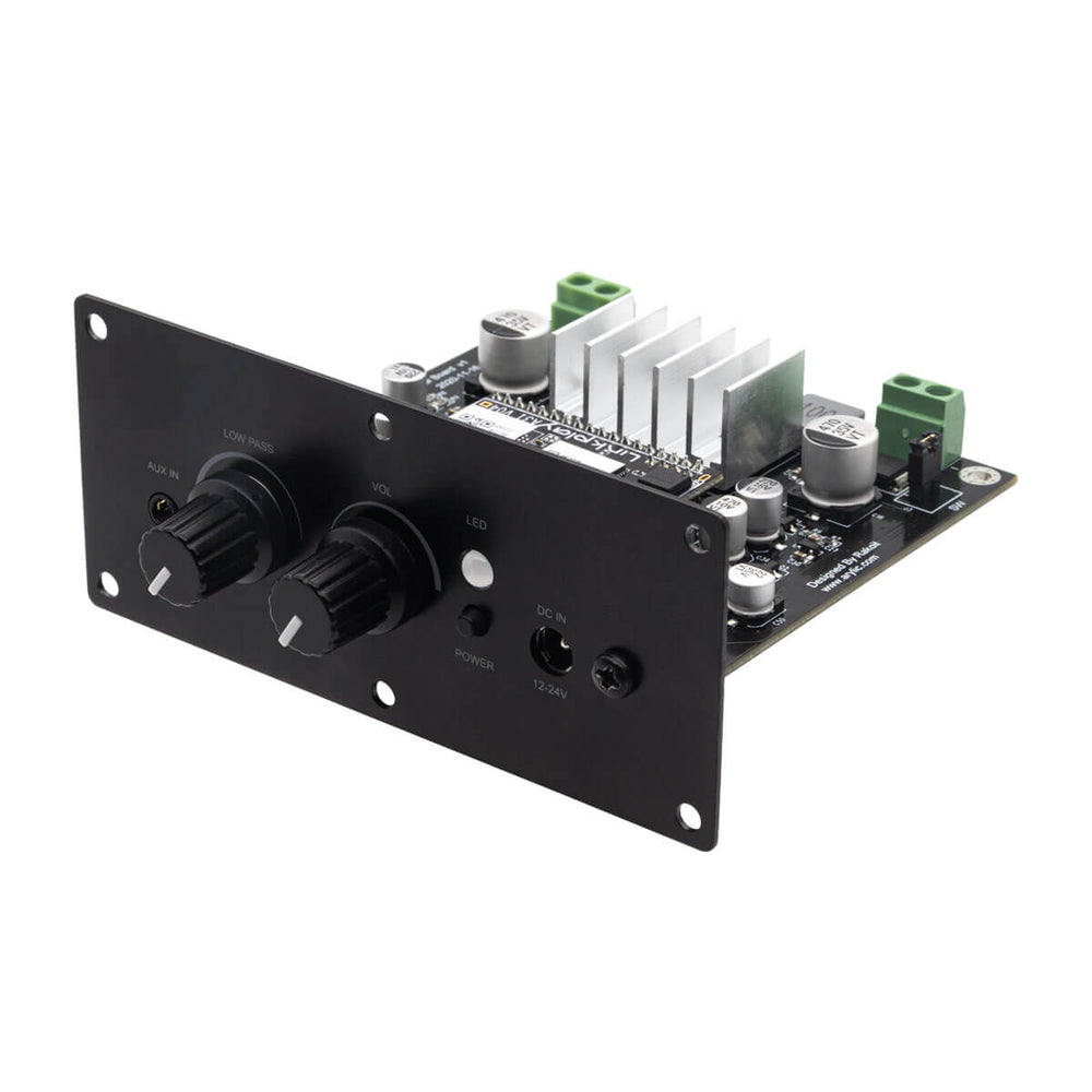 Front Panel of Up2stream Subwoofer Amplifier Board